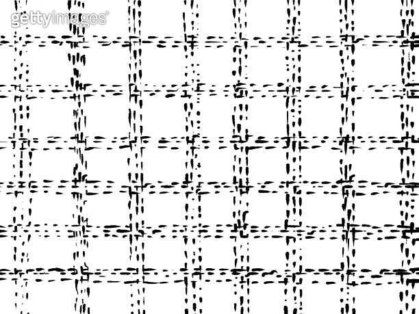 Checkered plaid dots background. Black and white tartan, plaid pattern ...