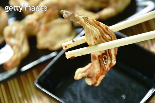 crispy fried duck innards dipping with sweet black soy sauce 이미지 ...