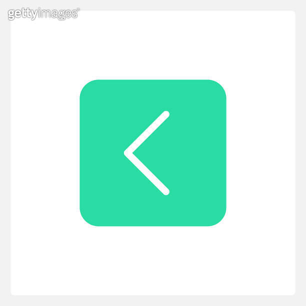 Active left arrow button UI element template (1452924034) - 게티이미지뱅크