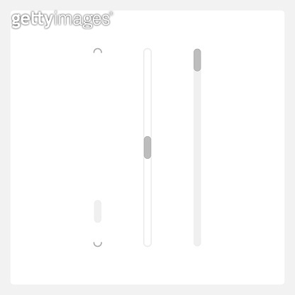 Vertical scroll bar UI element template 이미지 (1453345470) - 게티이미지뱅크