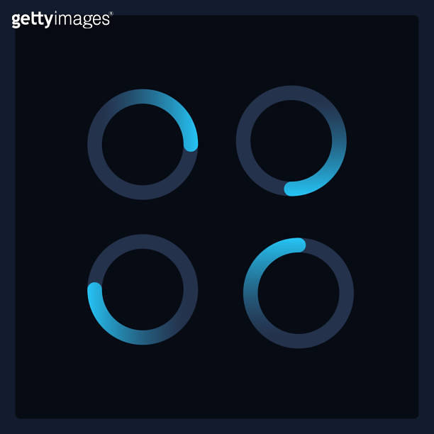 Download waiting circle UI element template (1449122316) 일러스트, 무료 일러스트 ...