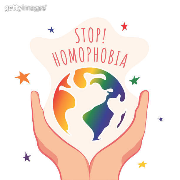 Preventing stop global homophobia, discrimination and prejudice poster ...