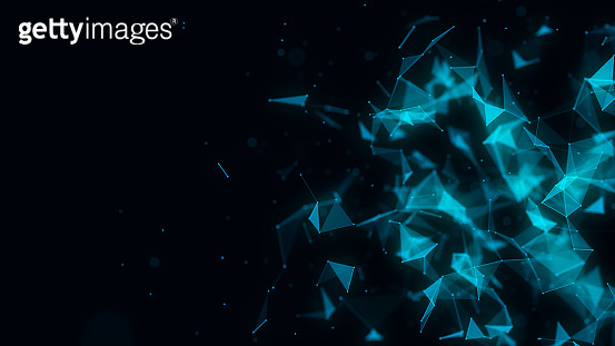 Futuristic backdrop. Network connection structure cyberspace with ...