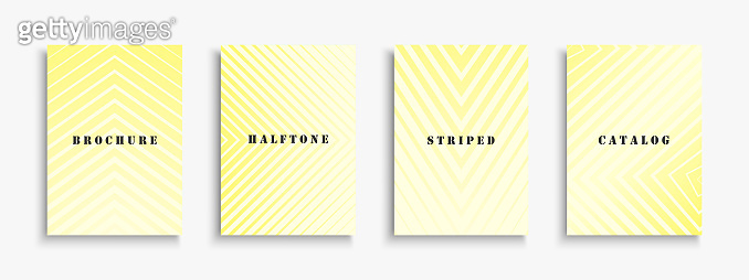 Set of light shiny covers, templates, backgrounds, placards, brochures ...