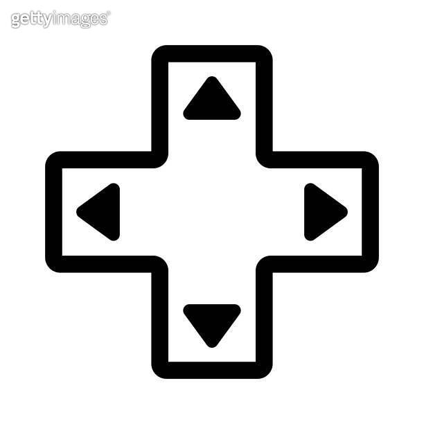 Cross directional keys on game controller. (1393488032) 일러스트, 무료 일러스트 ...