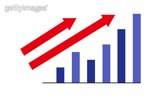 a diagram chart of the stock market boost. (1367074217) 일러스트, 무료 일러스트 ...