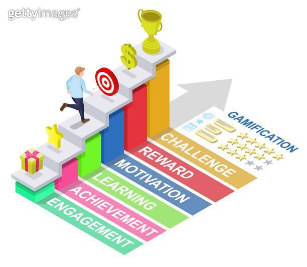Gamification vector game challenge step and reward 이미지 (1387920505 ...