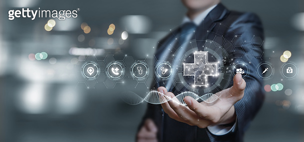 Medical care and medical connections network. 이미지 (1397839688) - 게티이미지뱅크