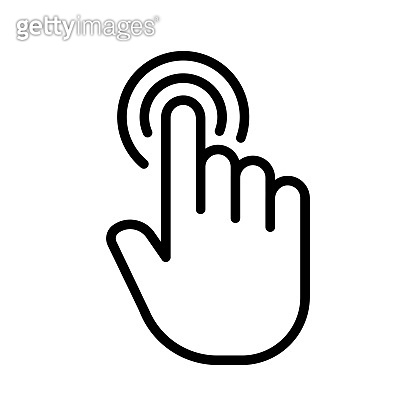 Scrolling set icon. Click, slide, zoom, zoom out, sensor, touchpad, tap, press, touch, panel ...