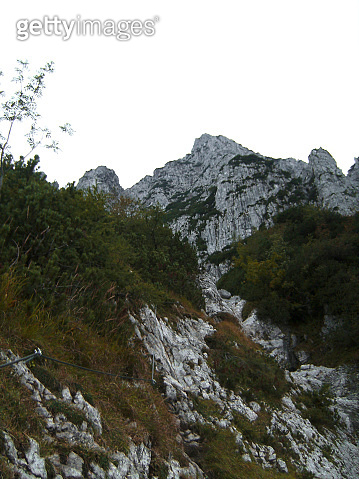 Piding via ferrata climbing route, Chiemgau in Bavaria, Germany ...
