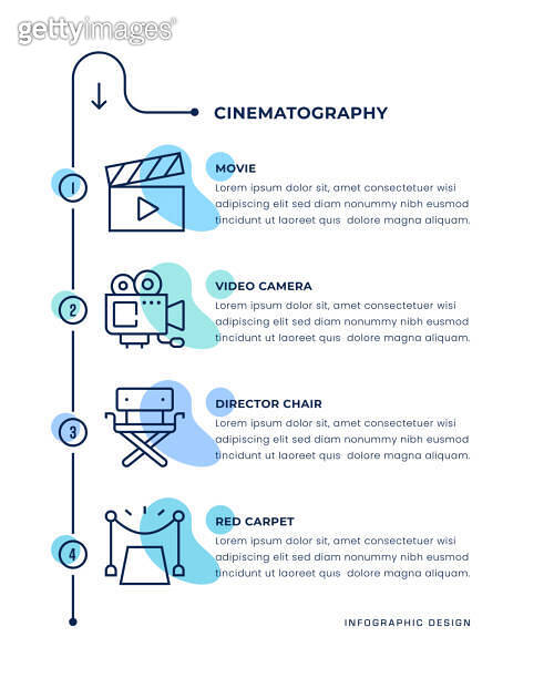 Cinematography Infographic Concepts 이미지 (1436040911) - 게티이미지뱅크