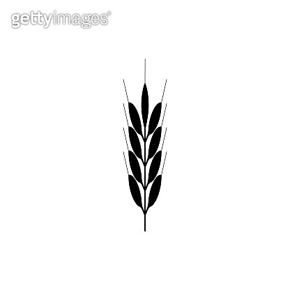 Abstract wheat. Simple vector illustration. Abstract icon. Symbol, logo ...
