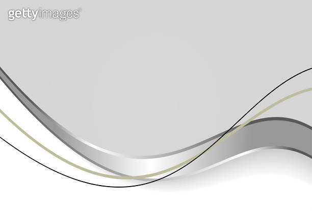 Gray wavy abstract technology background template vector illustration ...