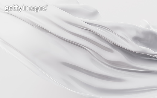 Flowing cloth, wave pattern, 3d rendering. 이미지 (1409988289) - 게티이미지뱅크