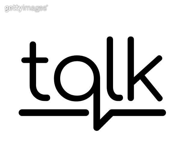 Talk word online messaging concept design 이미지 (1438770604) - 게티이미지뱅크
