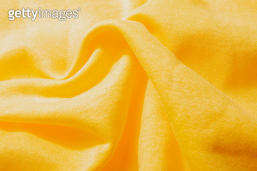 Bright, yellow, fluffy, light blanket. Texture textile background 이미지 ...