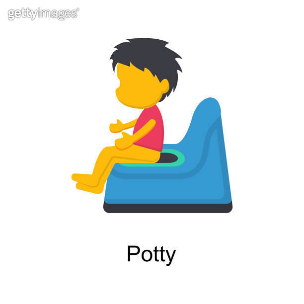 Potty Vector illustration in flat style. Pediatrics symbol in EPS file ...