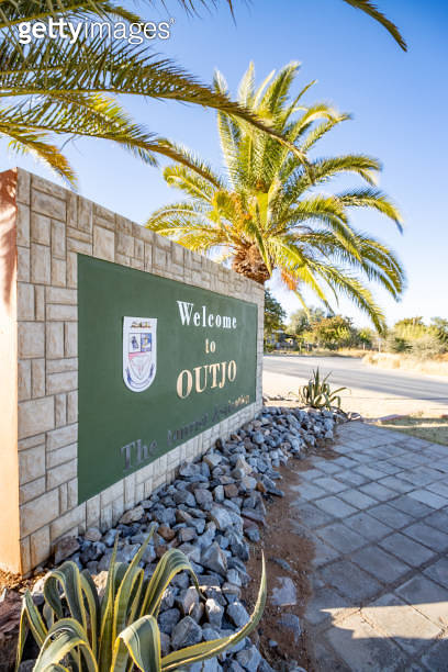 Welcome Sign at Outjo in Kunene Region, Namibia 이미지 (1406001344) - 게티이미지뱅크