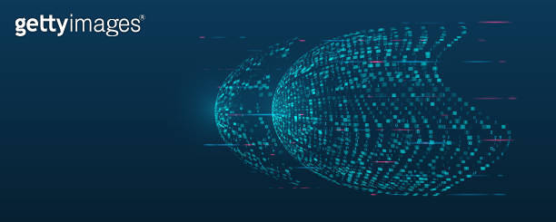 Algorithm Or Machine Learning Illustration Abstract Binary Code Binary Data Technological