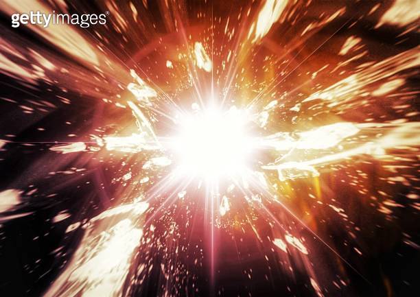 Abstract sun rays background exploding in science concept 이미지 ...