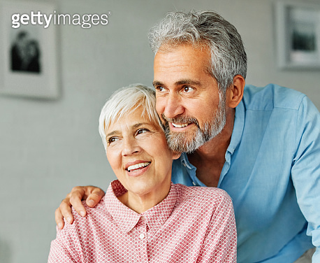 senior portrait woman man couple happy retirement smiling love elderly ...