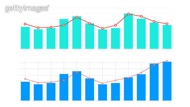 Inflation, Rise stats, Fall stats, Recession, Loss chart, Earnings ...