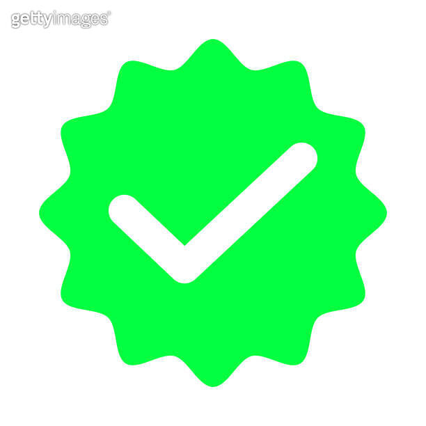 Green checkmark icon. Green verification check mark symbol. Vector ...