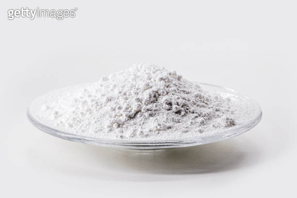 Barium sulfate, a white crystalline solid with the chemical formula ...