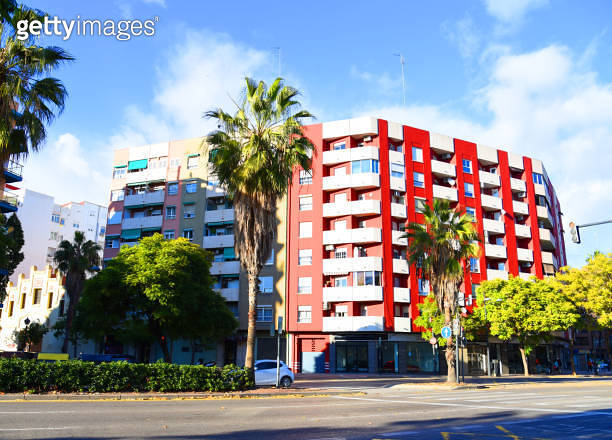 Urban architecture, square, trees in parks and panarama. 이미지 ...