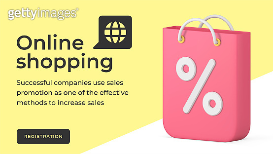 Online shopping web page marketing digital store sale discount social ...