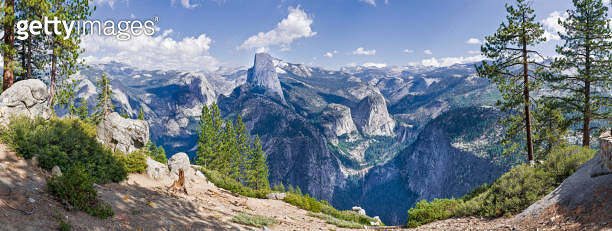 Little Yosemite Valley a smaller valley in Yosemite National Park with ...
