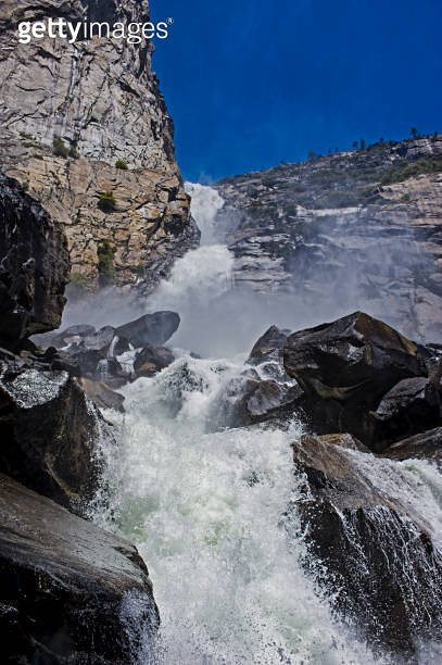 Wapama Falls is the larger of two waterfalls located on the northern ...