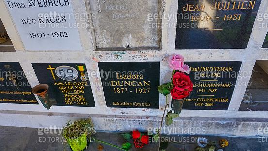 At Pere Lachaise Cemetery, the largest cemetery in Paris sits the ...