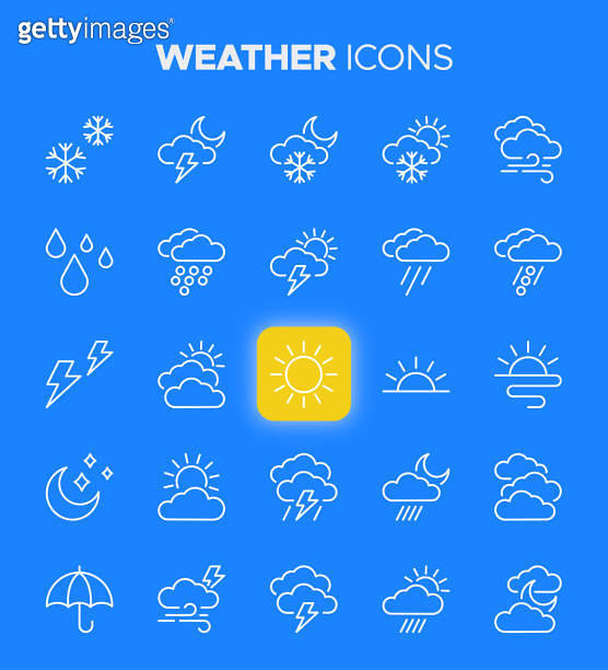 Weather Icons - Temperature, Precipitation, Meteorology and more ...
