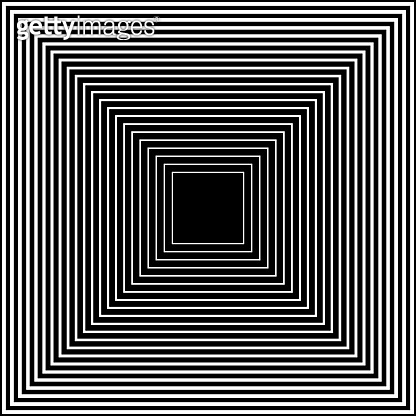 Abstract square effect lines pattern on black background. 이미지 ...