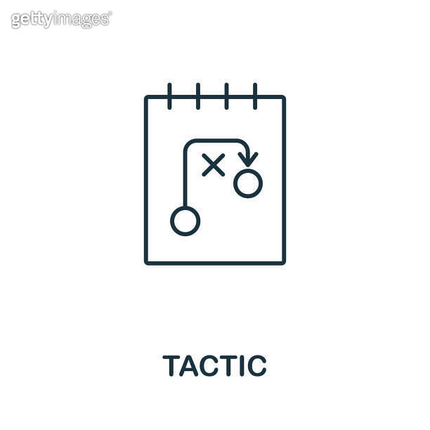 Tactic icon from planing collection. Simple line Tactic icon for ...