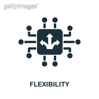 Flexibility icon from digitalization collection. Simple line ...