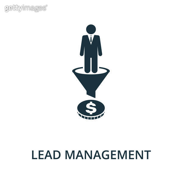 Lead Management icon from reputation management collection. Simple line ...