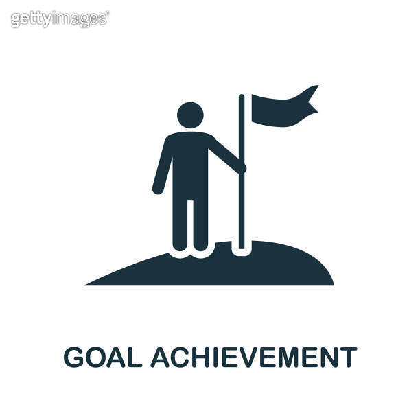 Goal Achievement icon. Simple element from business technology ...