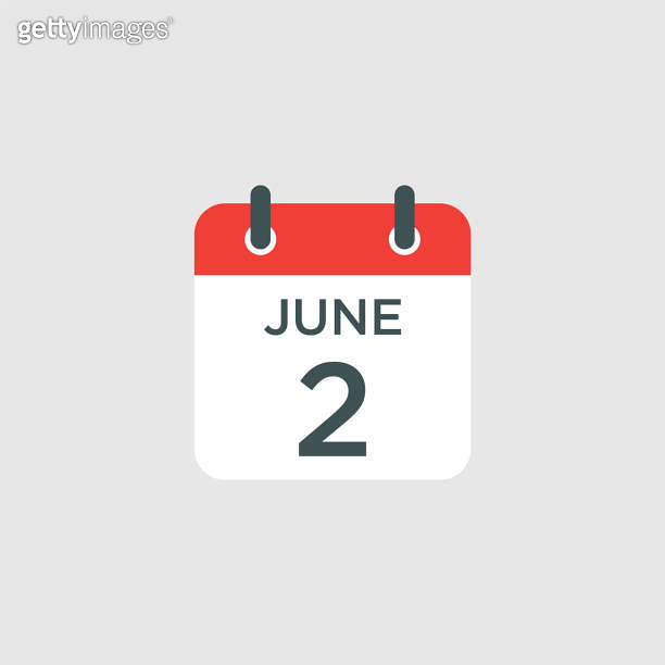 calendar - June 2 icon illustration isolated vector sign symbol 이미지 ...