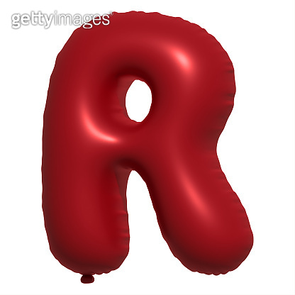 Red Helium Balloon 3D Letter R 이미지 (1401710138) - 게티이미지뱅크