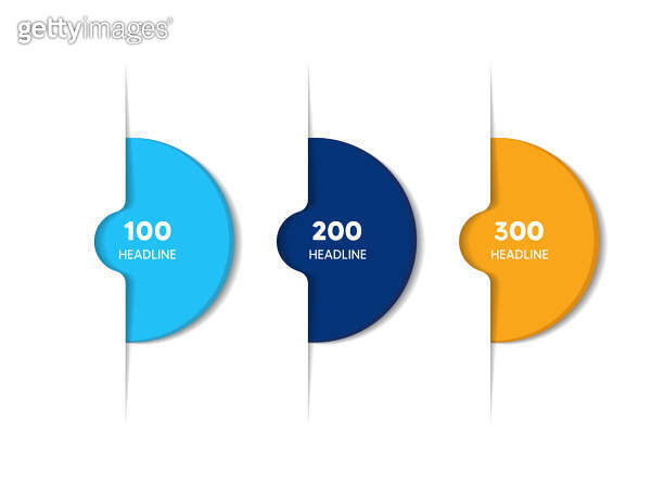 Circle first, second and third diagram, scheme, chart. 3 template for ...