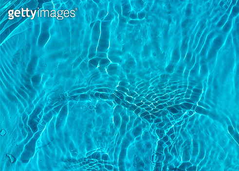Blue water texture, blue water surface. Spa concept background. Splash ...