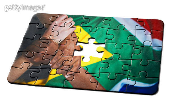 Puzzle of South Africa: jigsaw puzzle, with one missing piece ...