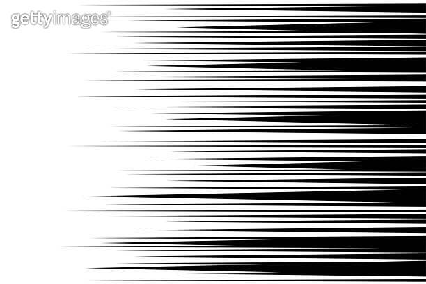 Comic strip horizontal motion lines. Anime comics book hero speed or ...