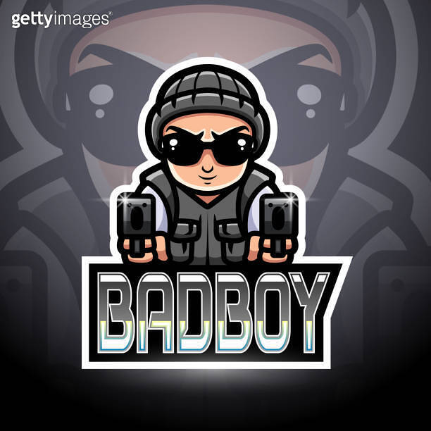 Bad boy esport logo mascot design (1389056460) 일러스트, 무료 일러스트 - 게티이미지뱅크