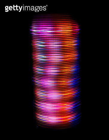 Abstract led light trails on the dark background 이미지 (1393277215) - 게티이미지뱅크