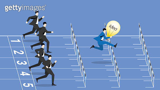 Business idea competition, contest, rivalry, compare performance ...
