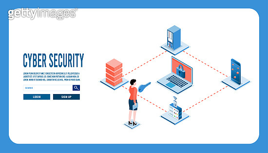 Cyber internet security technology, network protection, cyber security ...