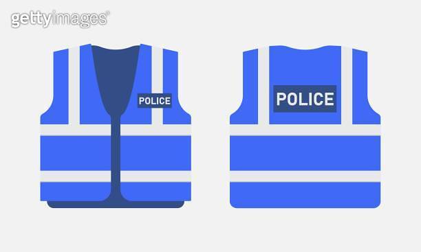 Police uniform vest. Vector illustration 이미지 (1437538733) - 게티이미지뱅크